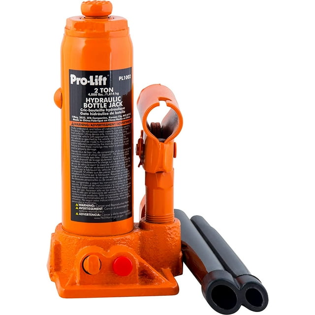 Pro-Lift 2 Ton Hydraulic Bottle Jack - Portable Car Jack 4000 Lbs ...