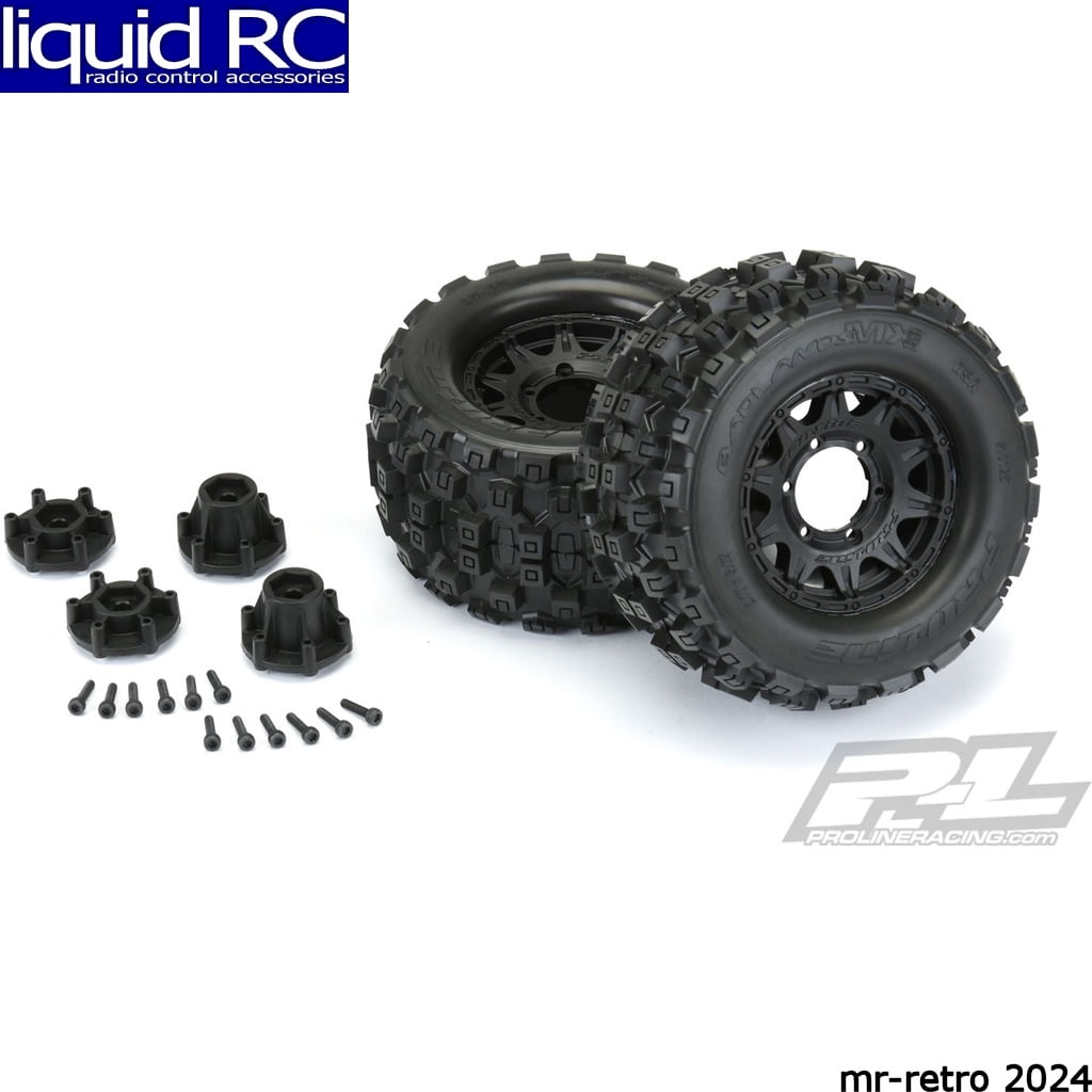 Free Shipping! Pro-Line Badlands MX28 2.8" Pre-Mounted Tires w/Raid ...