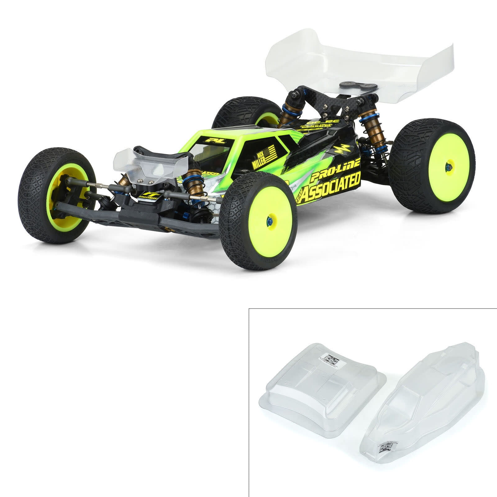 Pro-Line Axis Light Weight Clear Body for AE B6.1 PRO353825 - Walmart.com