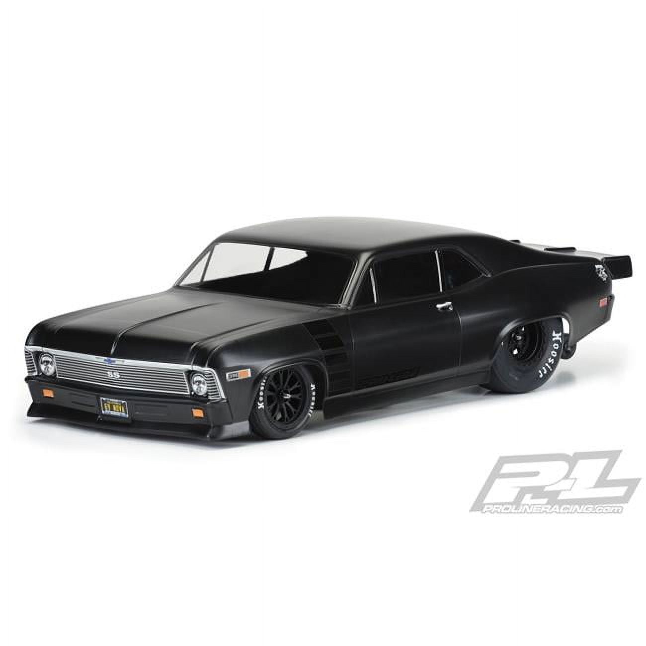 Pro-Line Racing 1969 Chevy Nova Clear Body 22S/Slash 2 Wheel Drive Drag ...