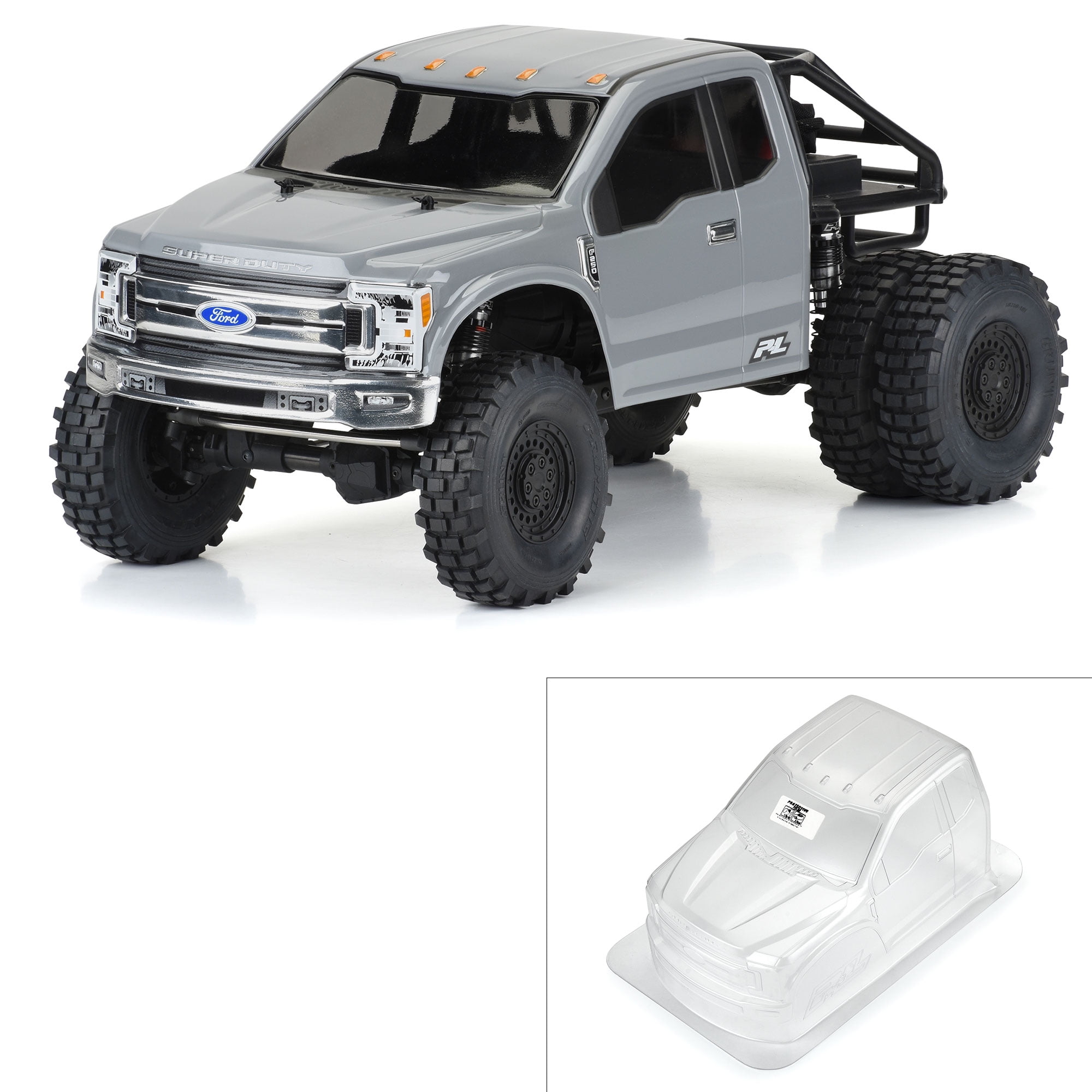Pro-Line Racing 2017 Ford F-250 Super Duty Cab-Only Clear Body for 12 ...