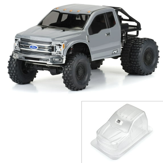 Pro-Line Racing 2017 Ford F-250 Super Duty Cab-Only Clear Body for 12 ...