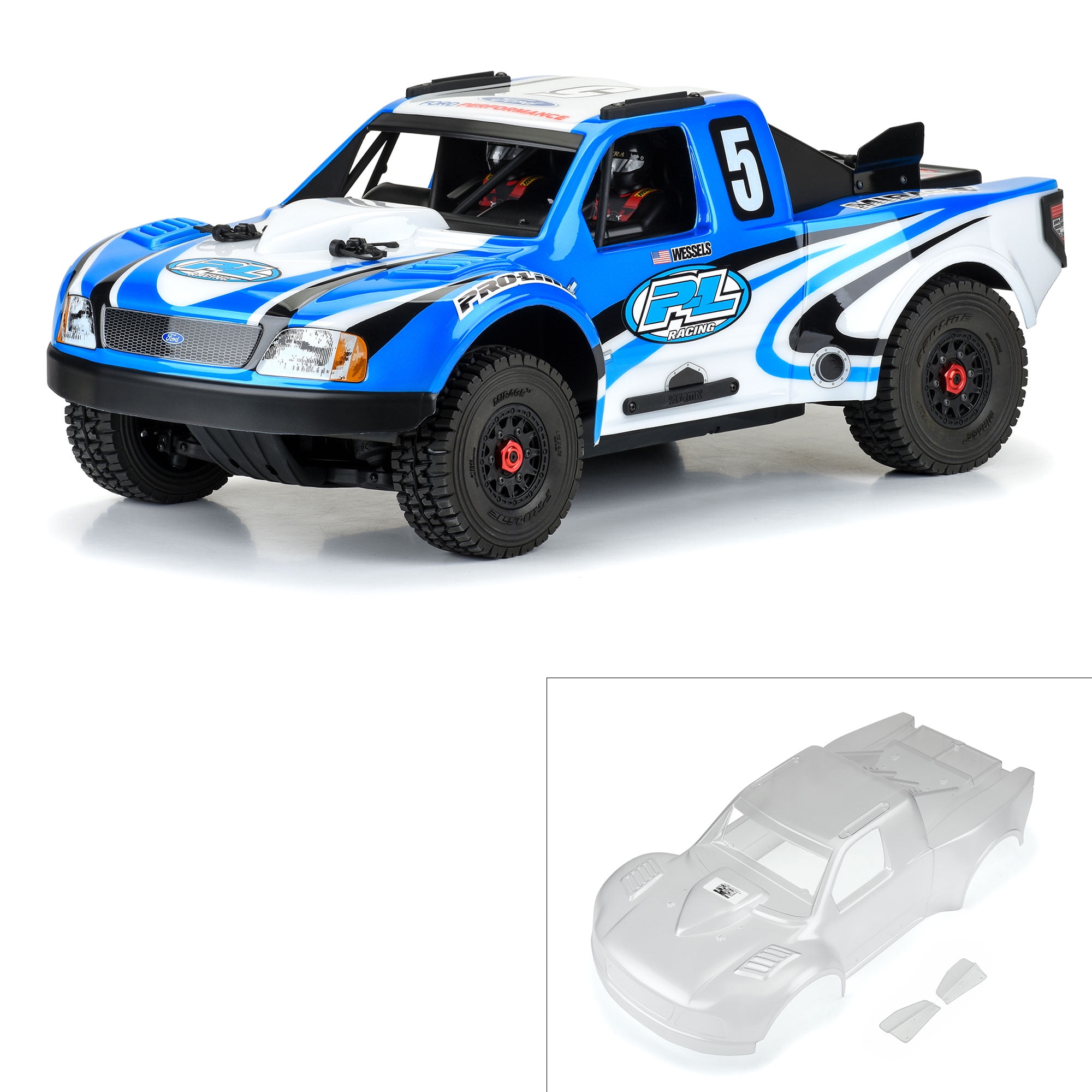 Pro-Line Racing Pre-Cut 1997 Ford F-150 Trophy Truck Clear Body for ...