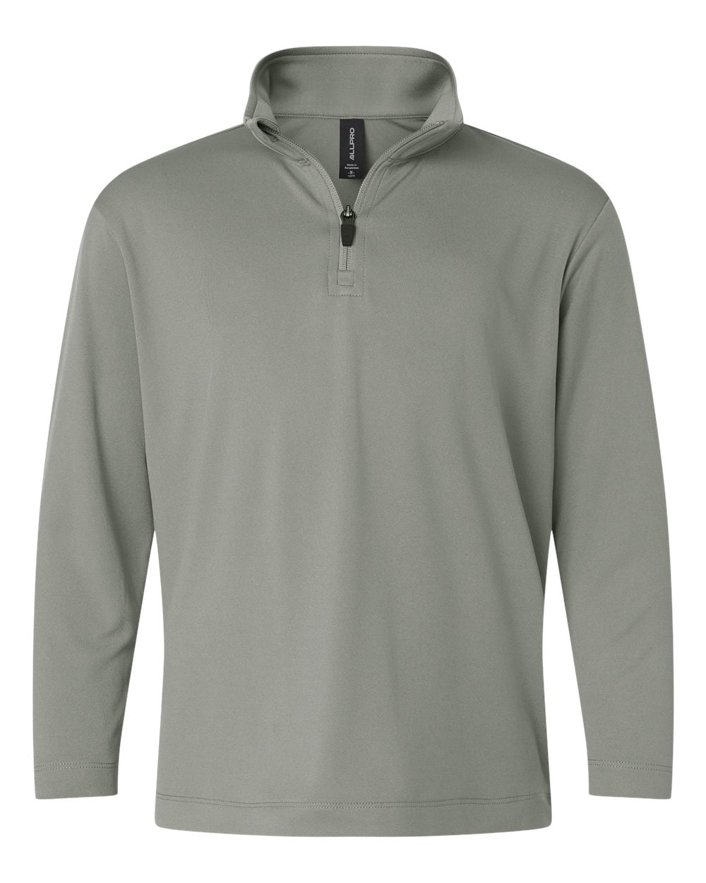 AllPro 41870Y Pro-Lock Youth Performance Quarter-Zip Pullover-GREYSTONE ...