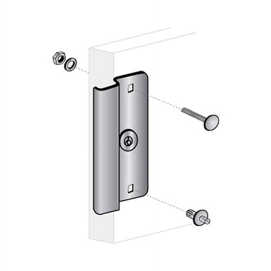 Pro-Lok ELP-300-DU Narrow Stile Door Latch Protector, Dark Bronze ...