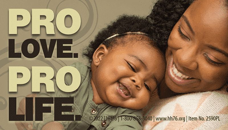 Pro Love. Pro Life. Business Card Pro-Life Magnet (Pack of 50 ...