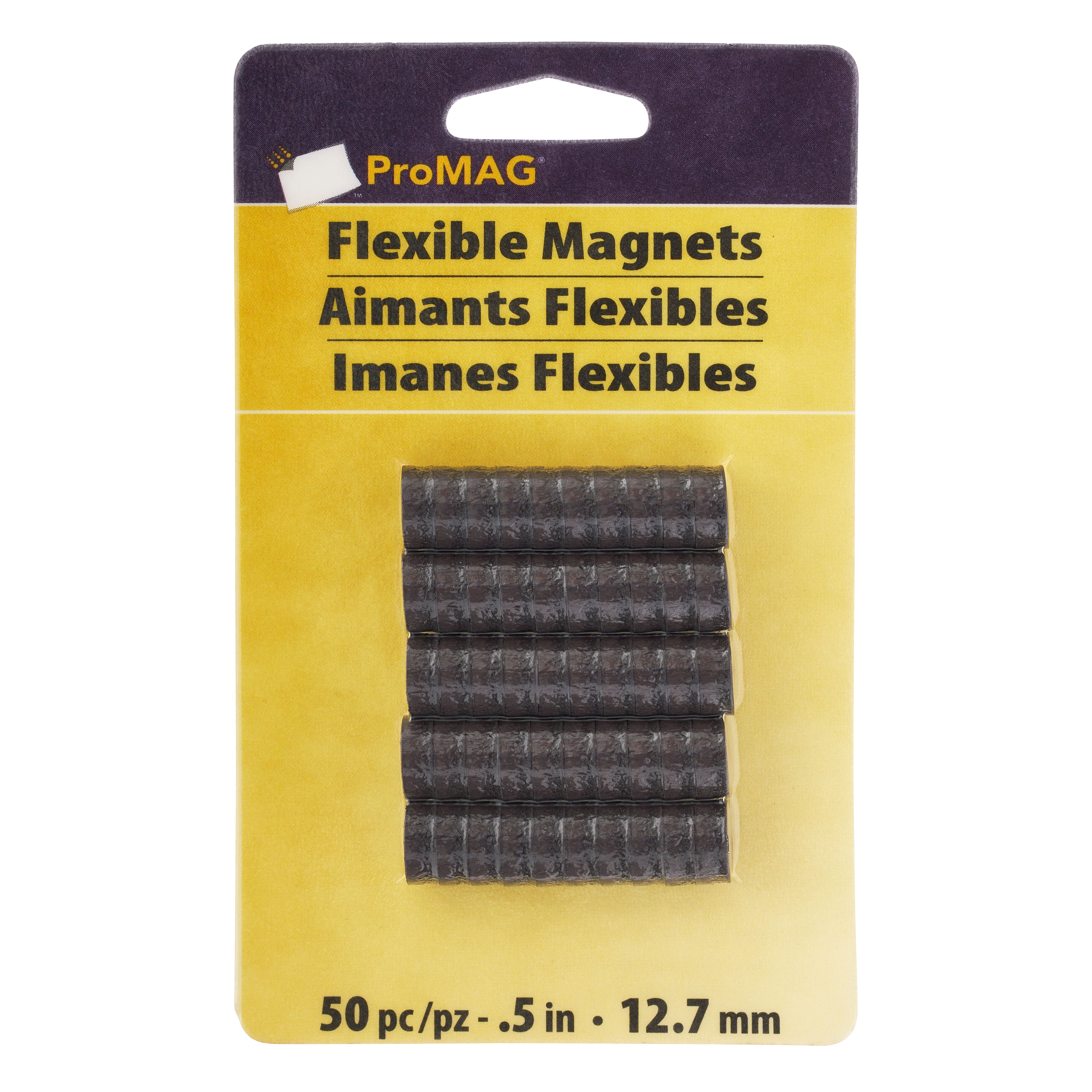 ProMag Flexible Round Magnets 50/Pkg-.5" - Walmart.com