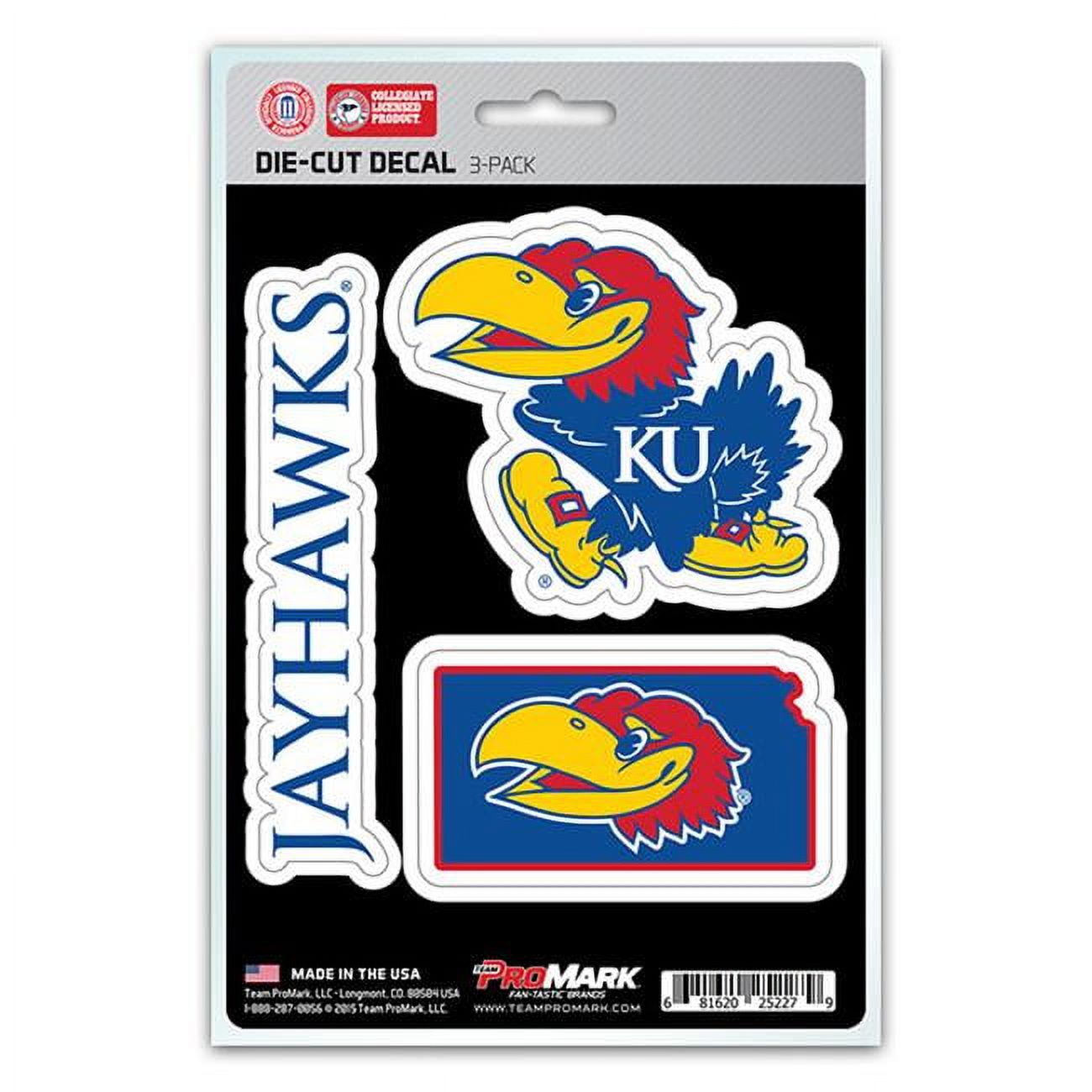 Pro Mark DST3U027 Kansas Decal - Pack of 3 - Walmart.com