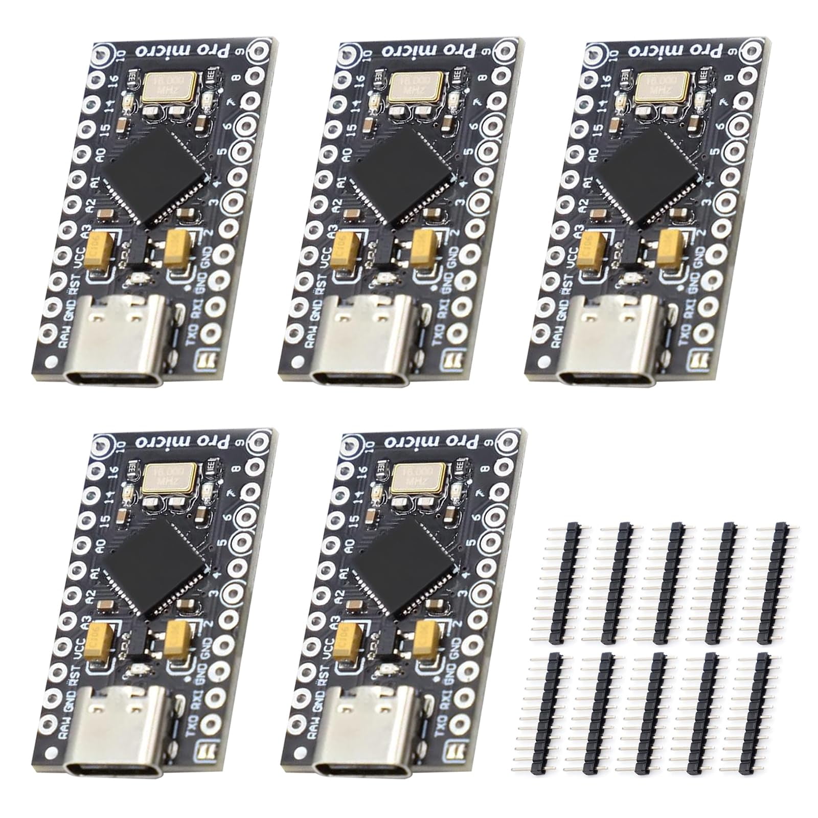 Pro Micro with Atmega32U4 SSF20 chip Development Board, 5 PCS Pro Micro ...