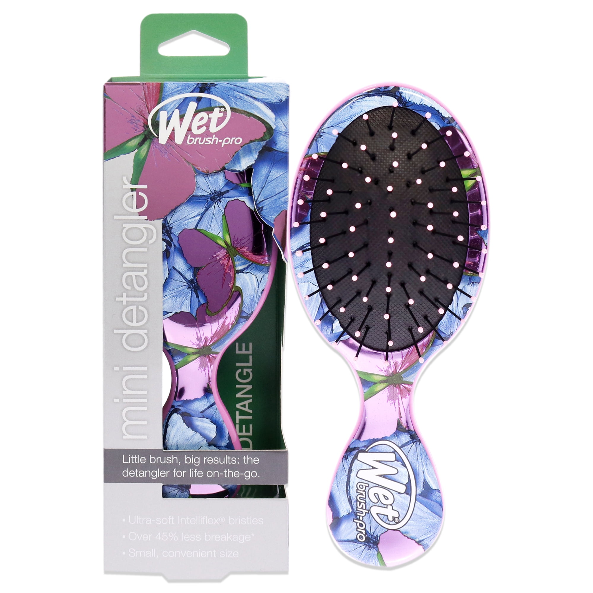 Wet Brush Pro Mini Detangler, Travel Hair Brush, Ultra-Soft IntelliFlex ...