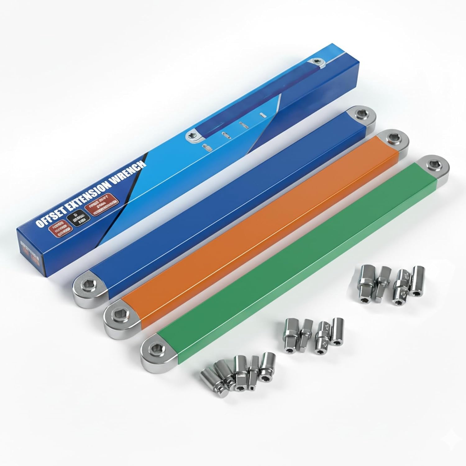 Pro Offset Extension Wrench Set, Impact Ready 15.4" Long&15mm Slim ...