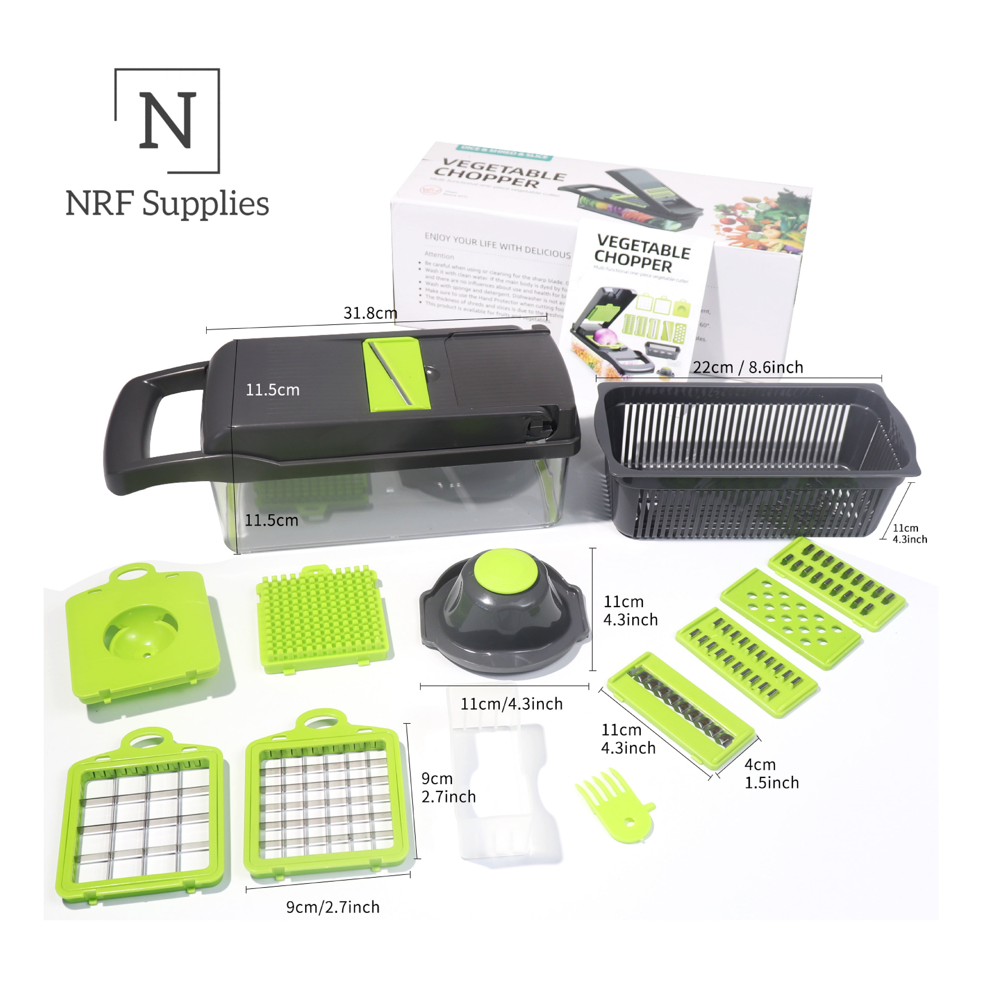 Pro Onion Chopper Multifunctional 13-in-1 Food Chopper, Vegetable ...