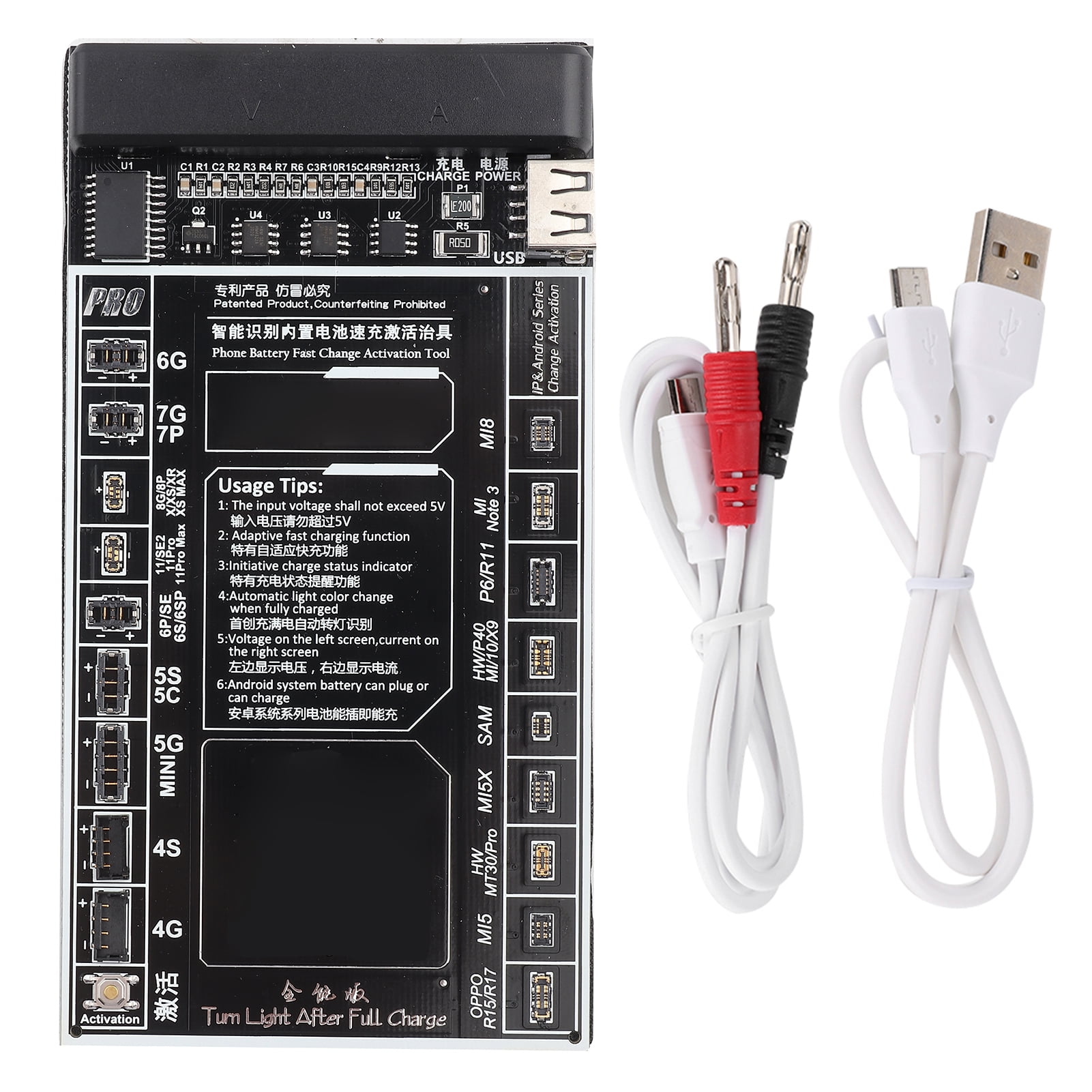 Pro PC Plate with Automatic ID for Mobile Phones - Built-in Battery ...