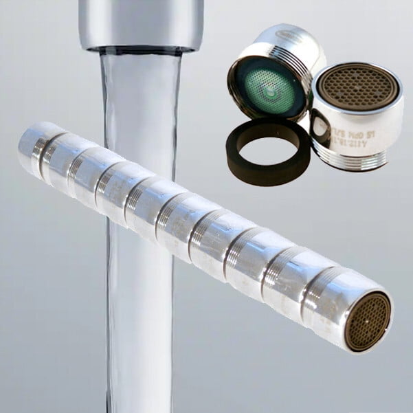 Pro-Pack 10 Neoperl Faucet Aerators 1.5 gpm Crystal Clear Stream ...