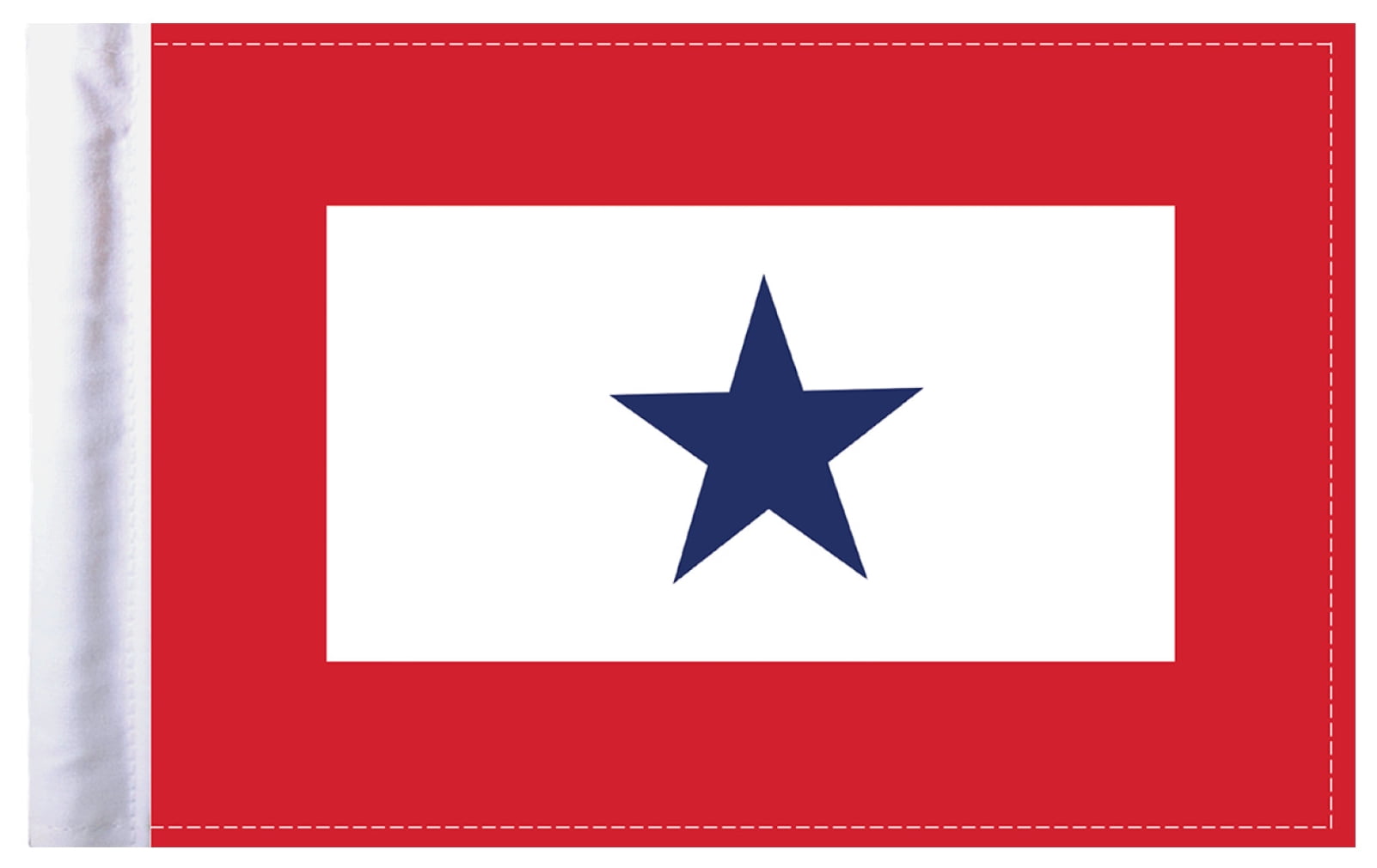 Pro Pad 6" x 9" Blue Star Motorcycle Flag (FLG-BS) - Walmart Business ...