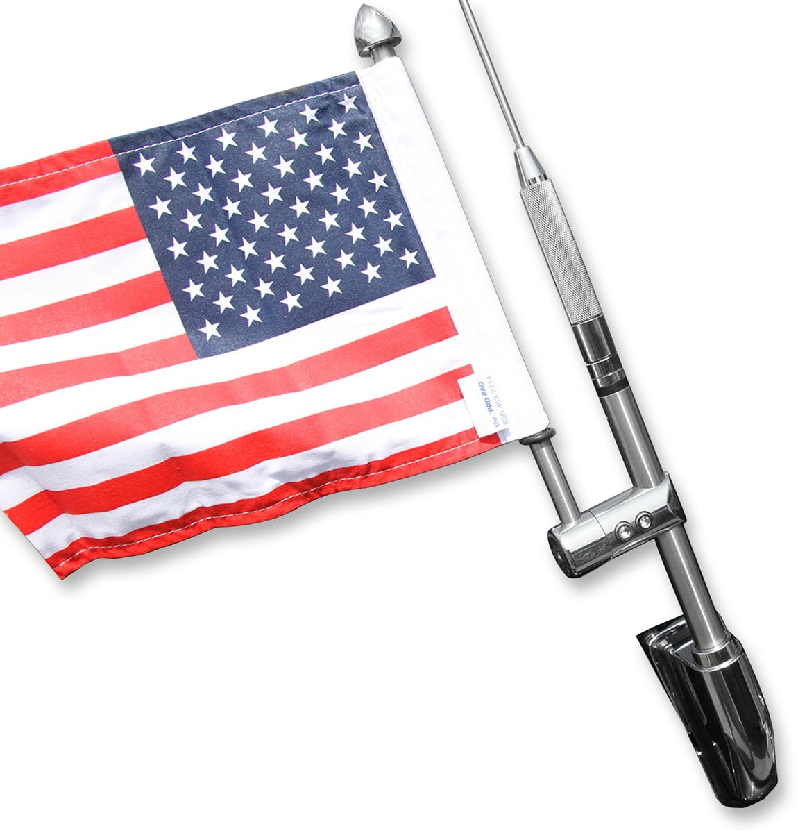 Pro Pad Stainless Steel Antenna Flag Mount With 10" X 13" Flag (RFM ...