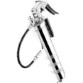Pro Pistol Grip Grease Gun - Chrome Finish - 14 oz Cartridge - Heavy ...