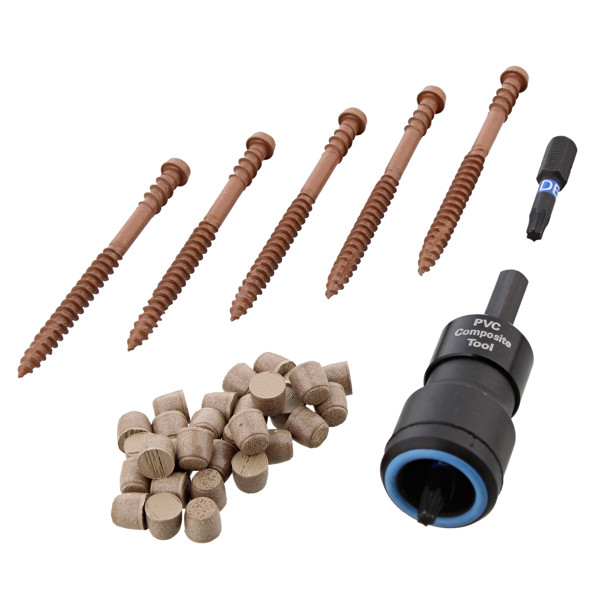 Pro Plug® PVC/Comp - Epoxy Kit 10 x 2-3/4" 150 165 100 lf Brownstone ...