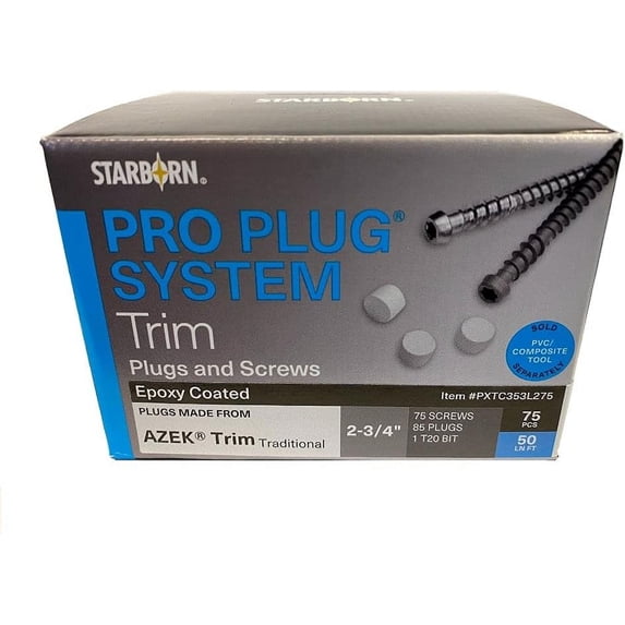 Pro Plug PVC Plugging System for AZEK Traditional Trim - Epoxy Steel ...