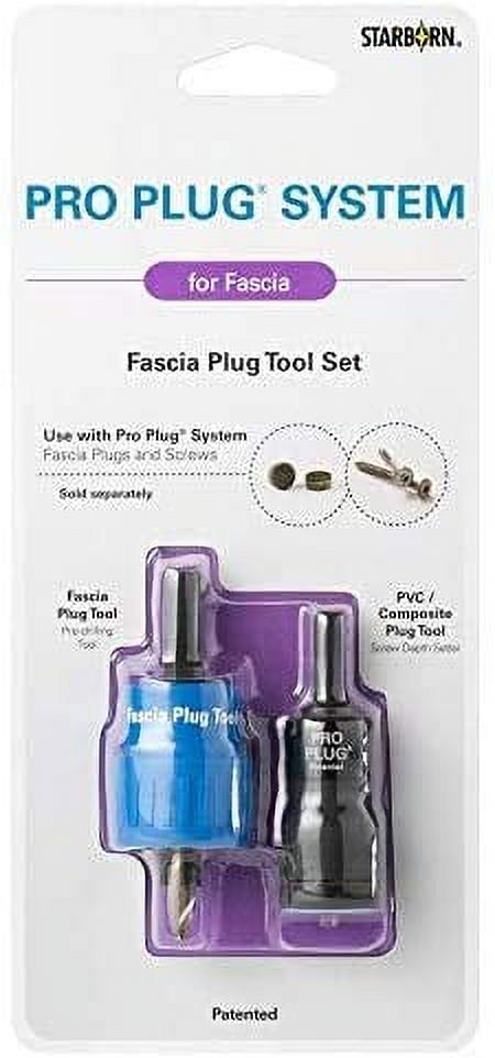 Pro Plug System for Fascia - Complete Fascia Plug Tool Set (1) - for ...