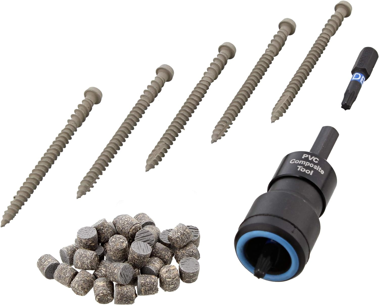 Pro Plug System Plugs and Epoxy Screws for Trex Pebble Grey Decking ...