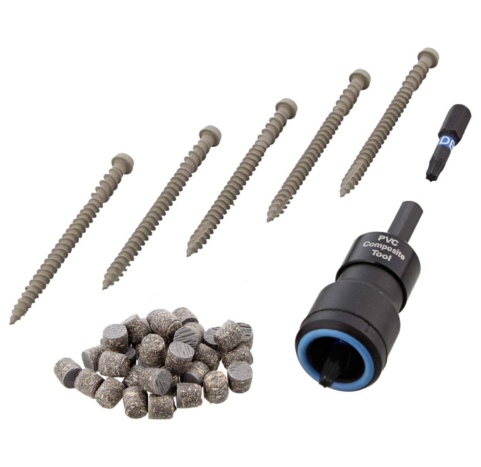 Pro Plug System Plugs and Epoxy Screws for Trex Pebble Grey Decking ...