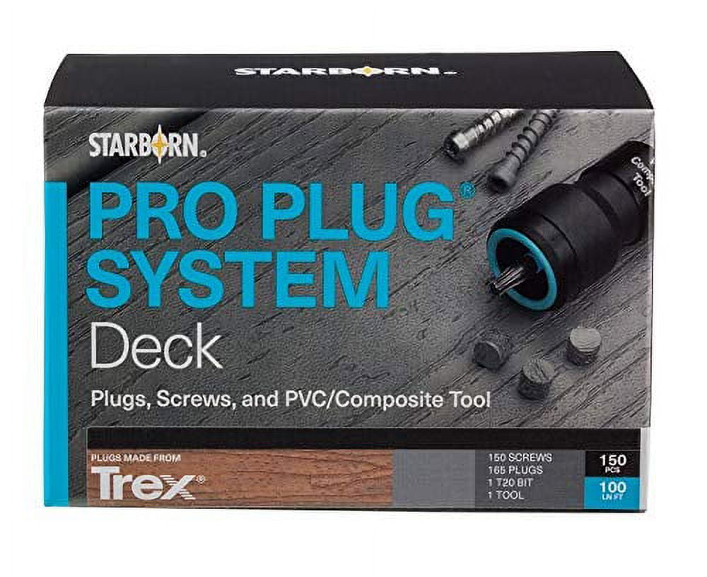 Pro Plug System Plugs and Stainless Steel Screws for Trex Tree House ...