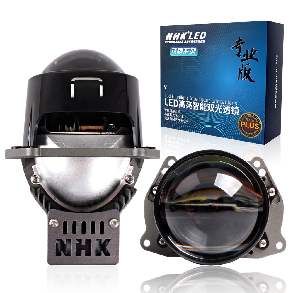 Pro Plus 2.5 inch Bi LED Projector Lens Headlight Retrofit Pair LHD and ...