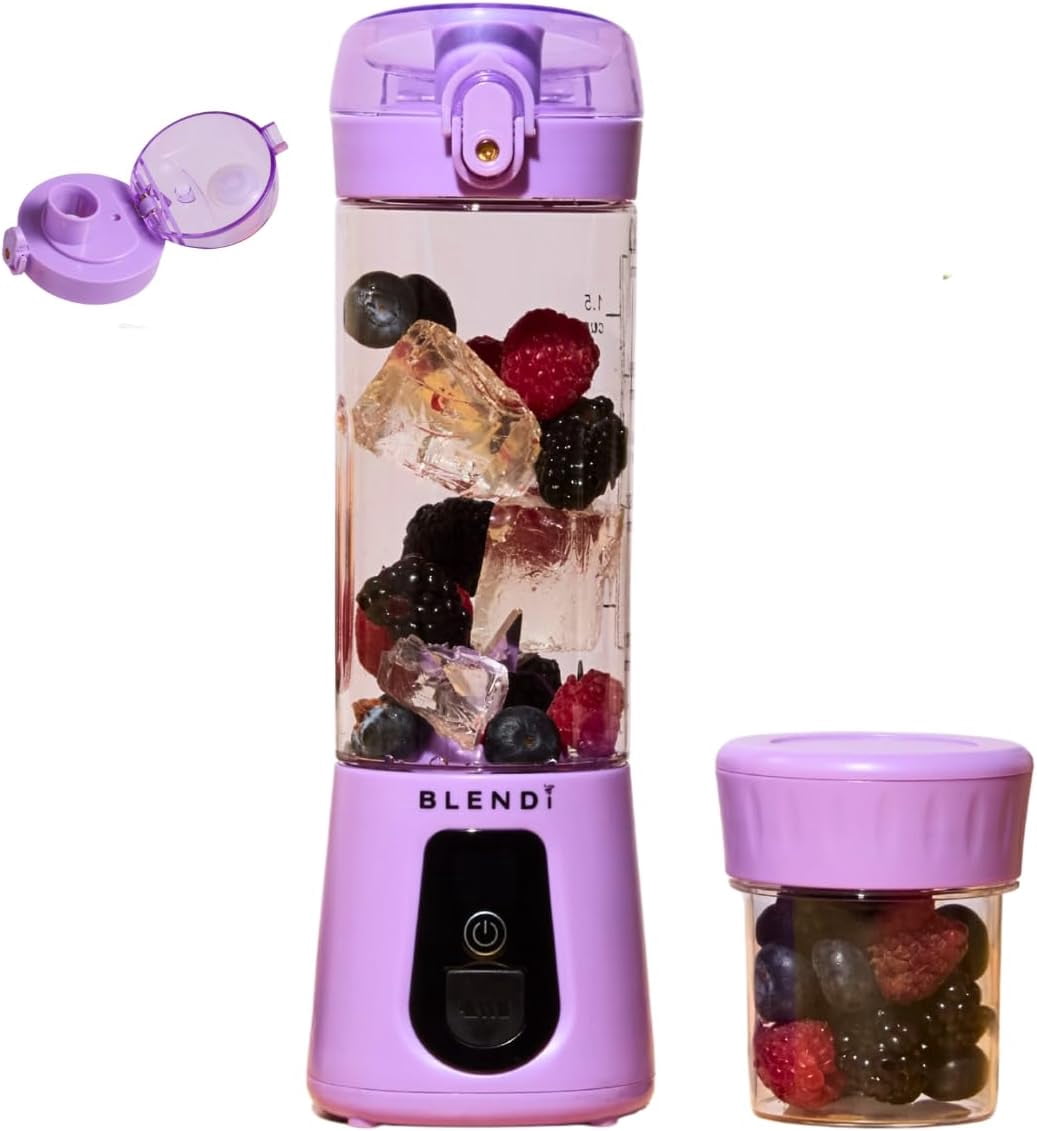 Pro+ Portable Blender (17.5oz, Purple) – Powerful Ice Crushing 120W ...