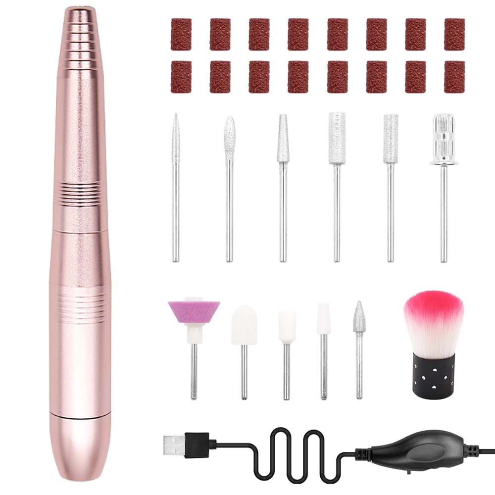 Axidou Portable Electric Nail Drill, Compact Nail File Kit, Adjustable ...
