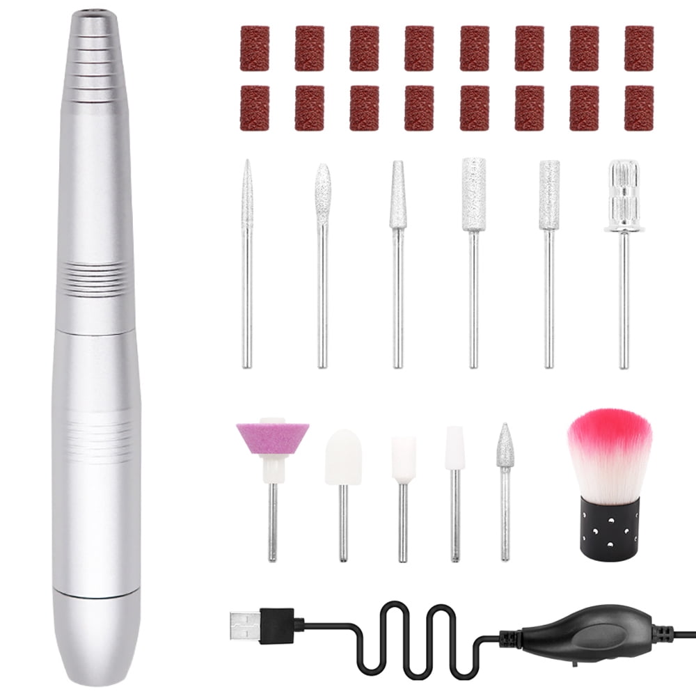 Axidou Pro Portable Electric Nail Drill, Compact Efile Kit for Acrylic ...