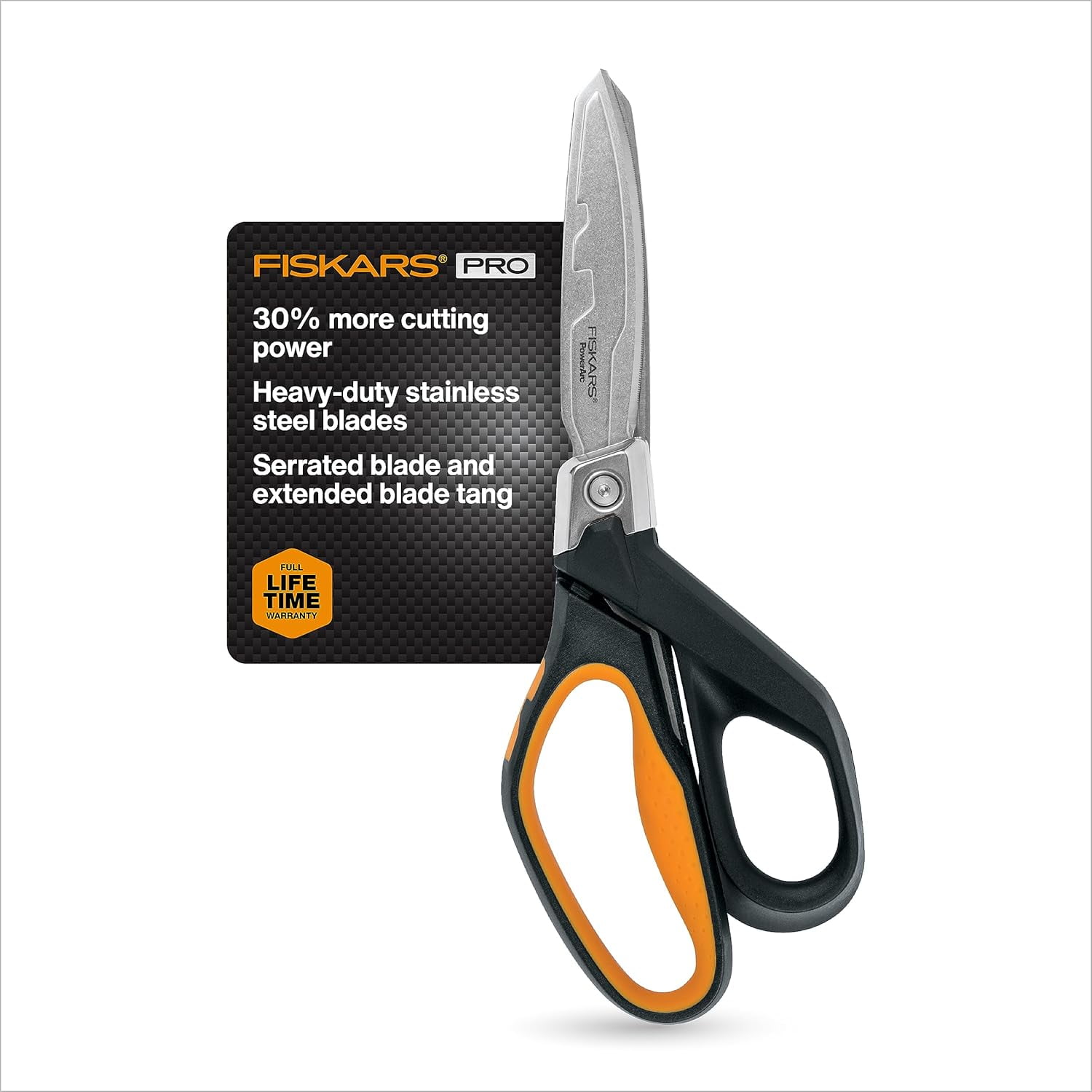 Pro PowerArc Shop Shears, Heavy Duty Stainless Steel Scissor ...