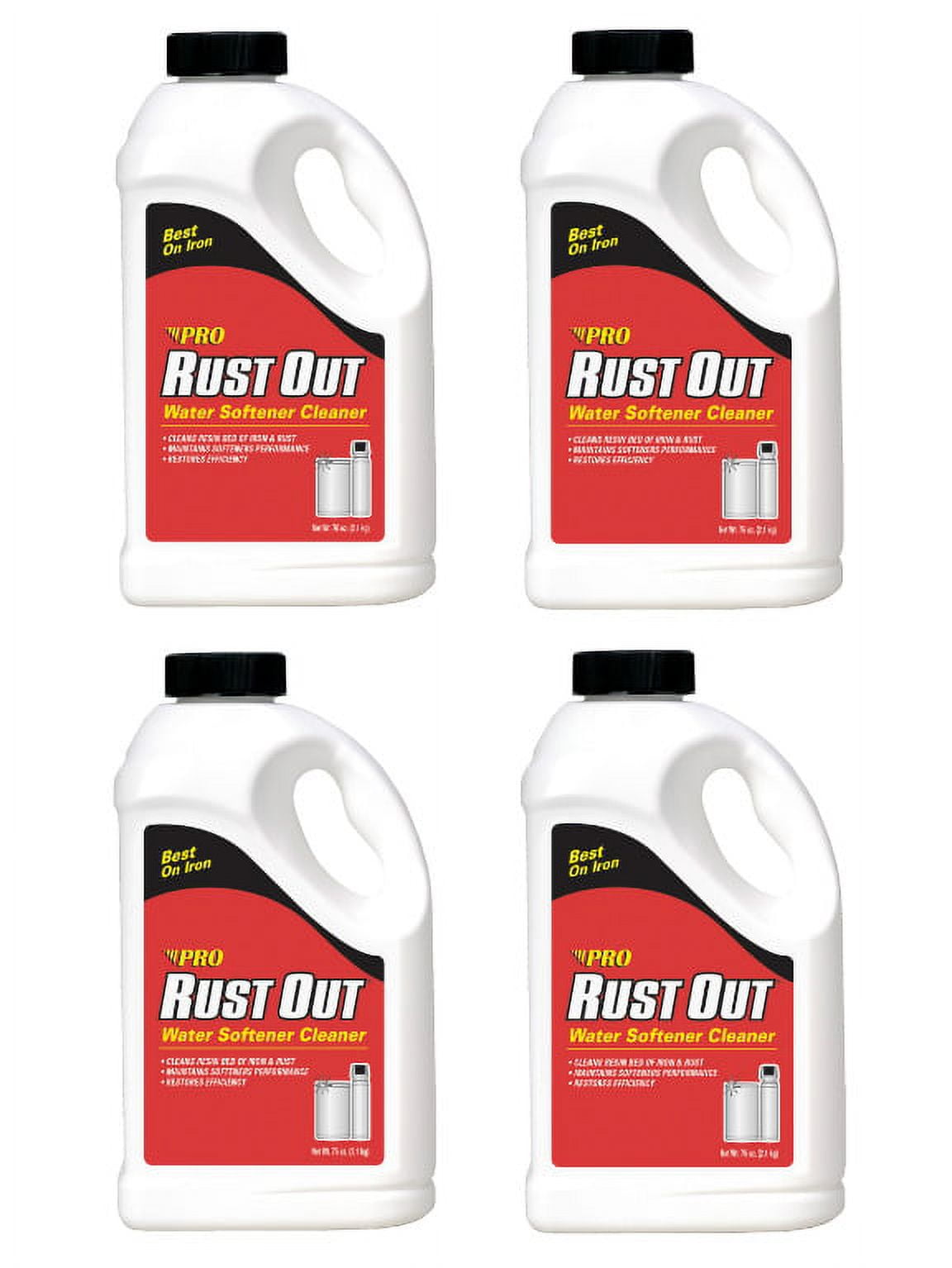 Pro Products RO05B Rust Out Water Softener Cleaner And Iron Remover, 4. ...