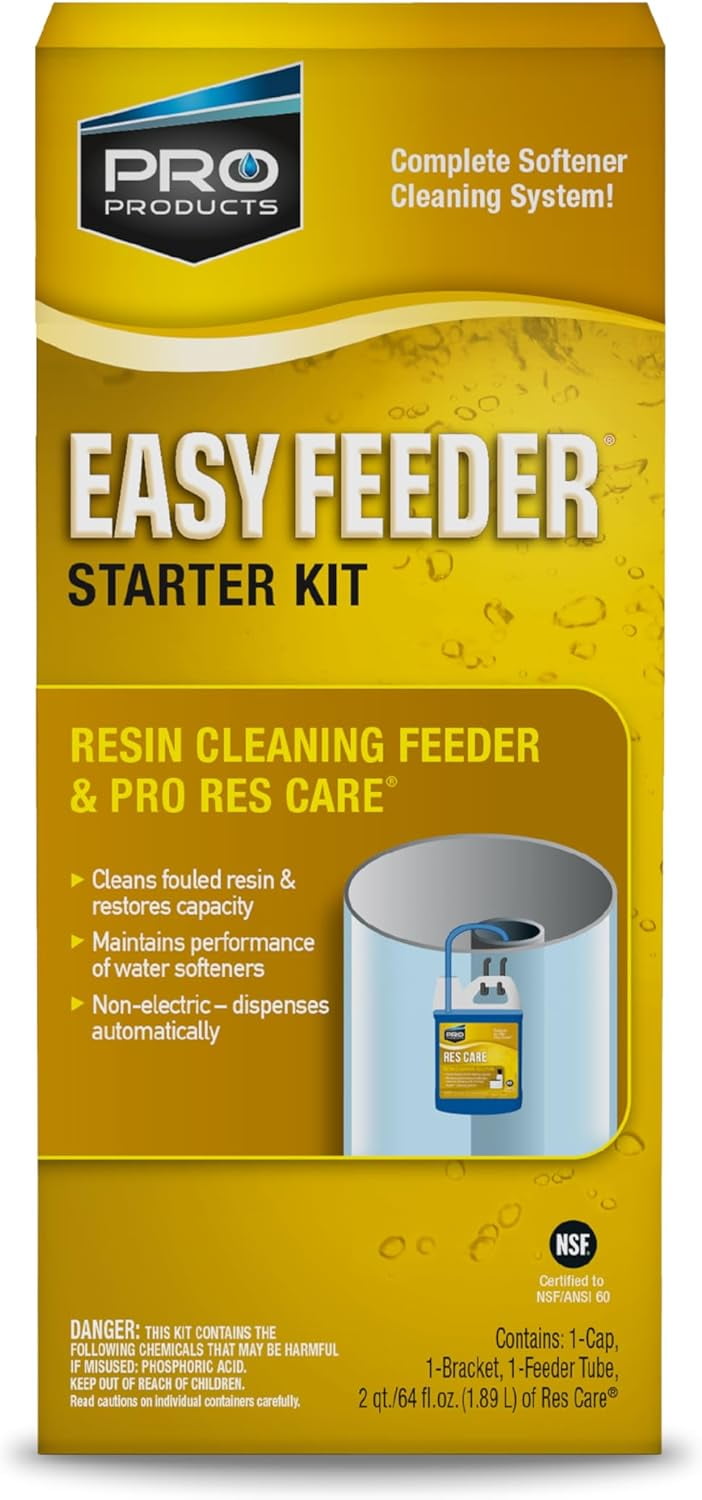 Pro Products Res Care Water Softener Cleaner Easy Feeder Starter Kit ...