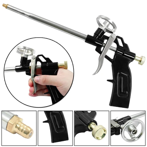 Pro Pu Foam Gun Nib Expanding Spray Applicator New Improved Adapter ...