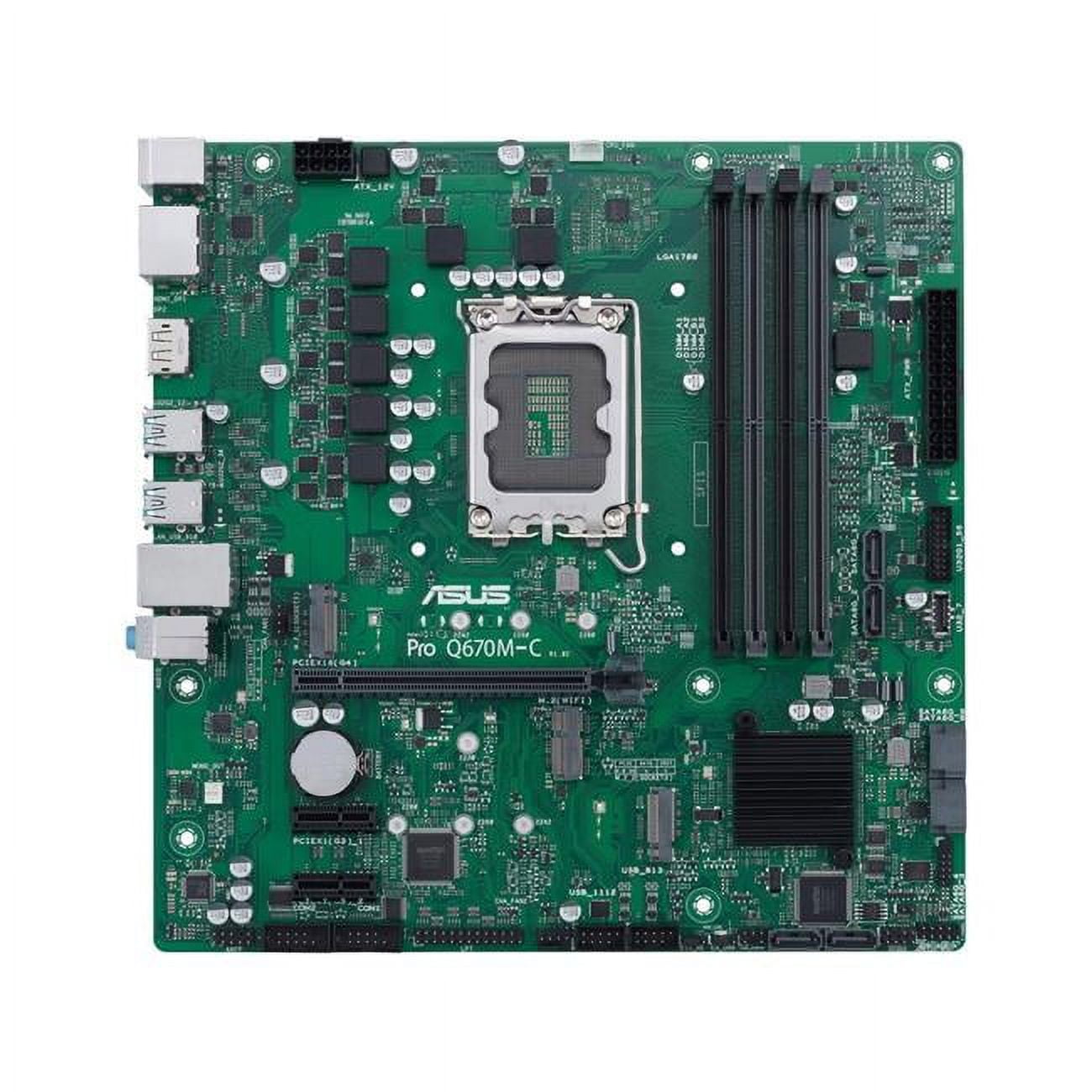 Pro Q670M-C-CSM LGA 1700 Intel Q670 SATA 6Gbs Micro ATX Intel ...