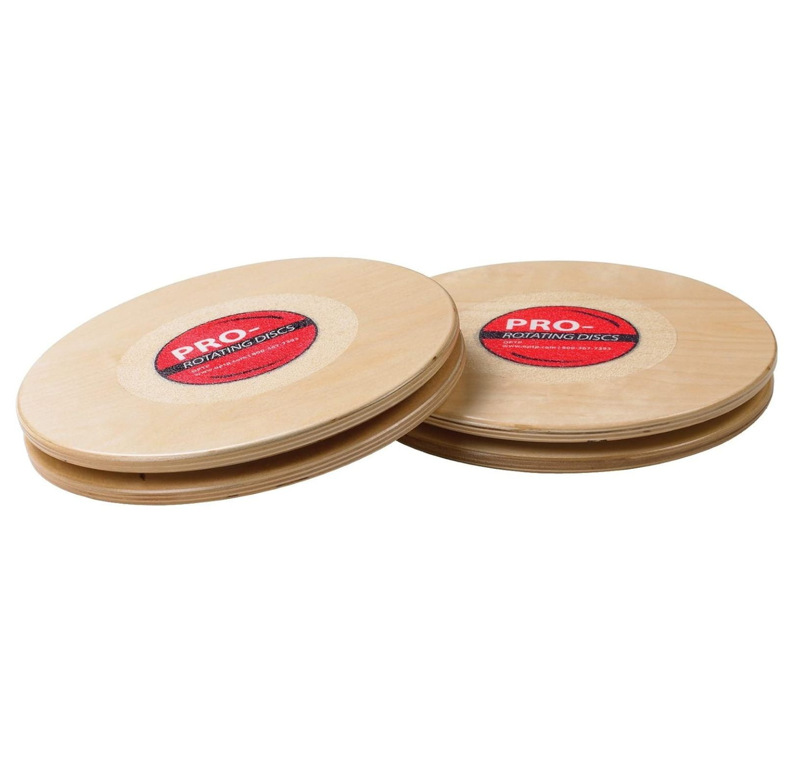 Pro Rotating Discs (Pair) – 11” Wooden Rotator Discs for Strength and ...