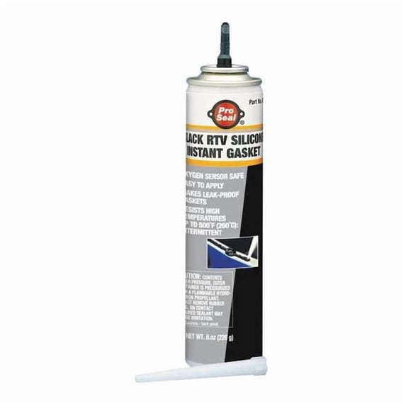 Oil-Resistant RTV Gasket Maker, 8 oz, Black, Temp Range -75 to 500 ...