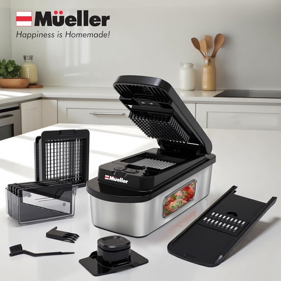 Pro-Series 10-in-1 Stainless Steel Vegetable Chopper and Mandoline ...