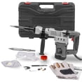 Pro-Series 1400W 1-1/2" Concrete Breaker Electric Jack Hammer with (2 ...