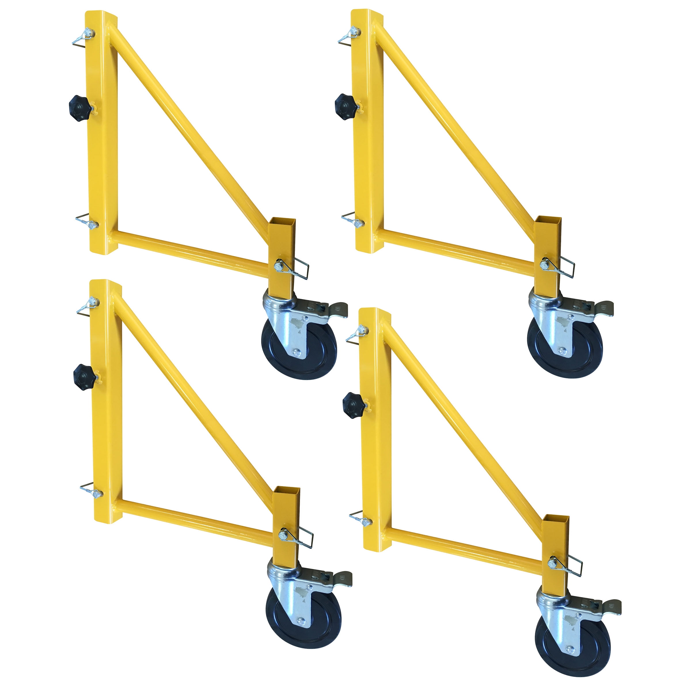 Pro-Series 18 inch Scaffolding Outriggers with Casters - 4 Piece Set ...