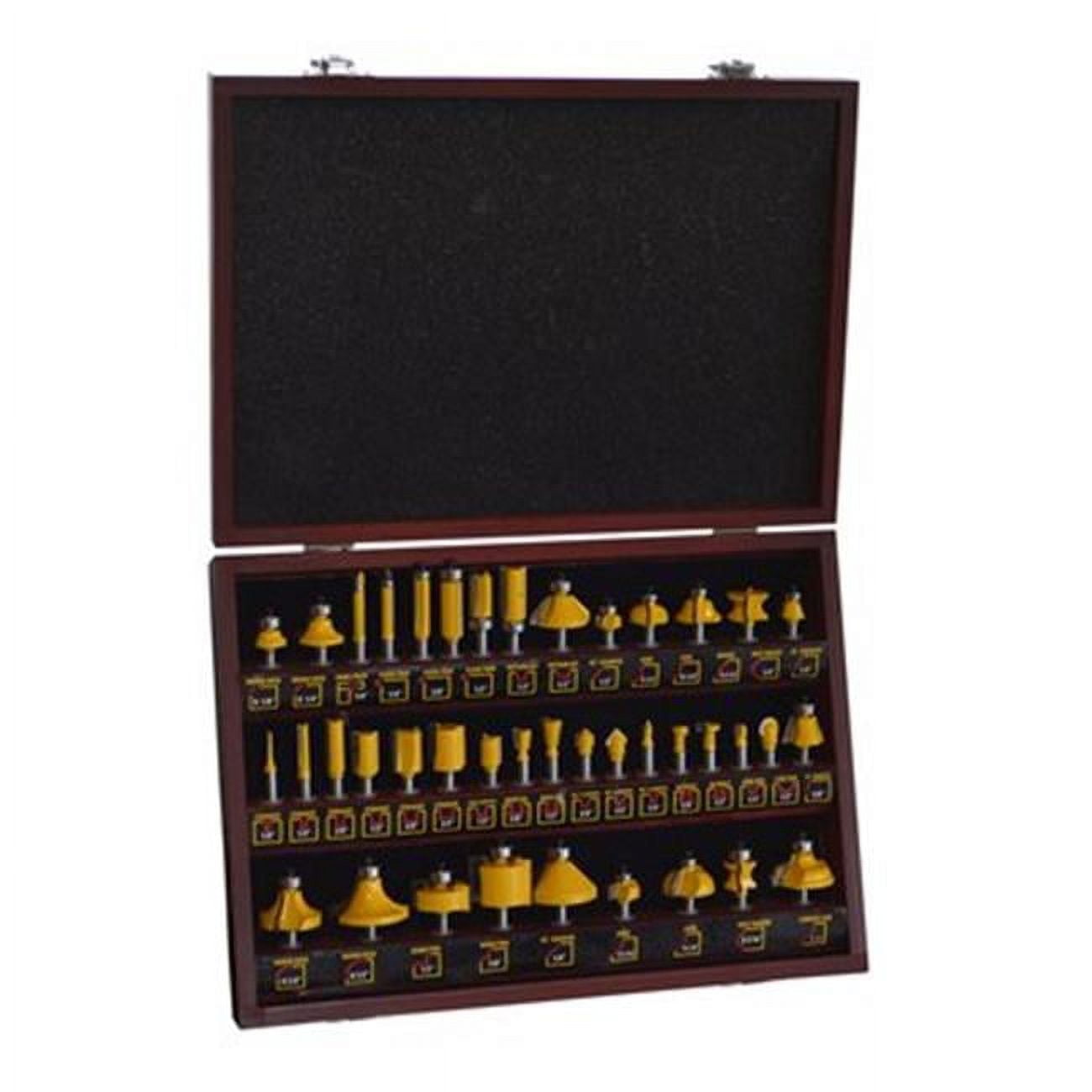 Pro-Series 40-Piece Router Bit Set Inch Wood Box - Walmart.com