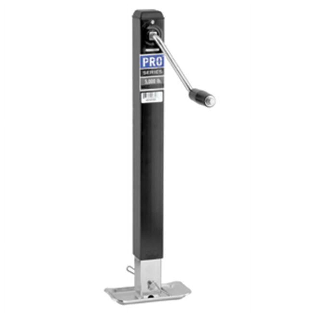 Pro Series 5,000 lbs Square Trailer Jack Drop Leg w/ Footplate Sidewind ...