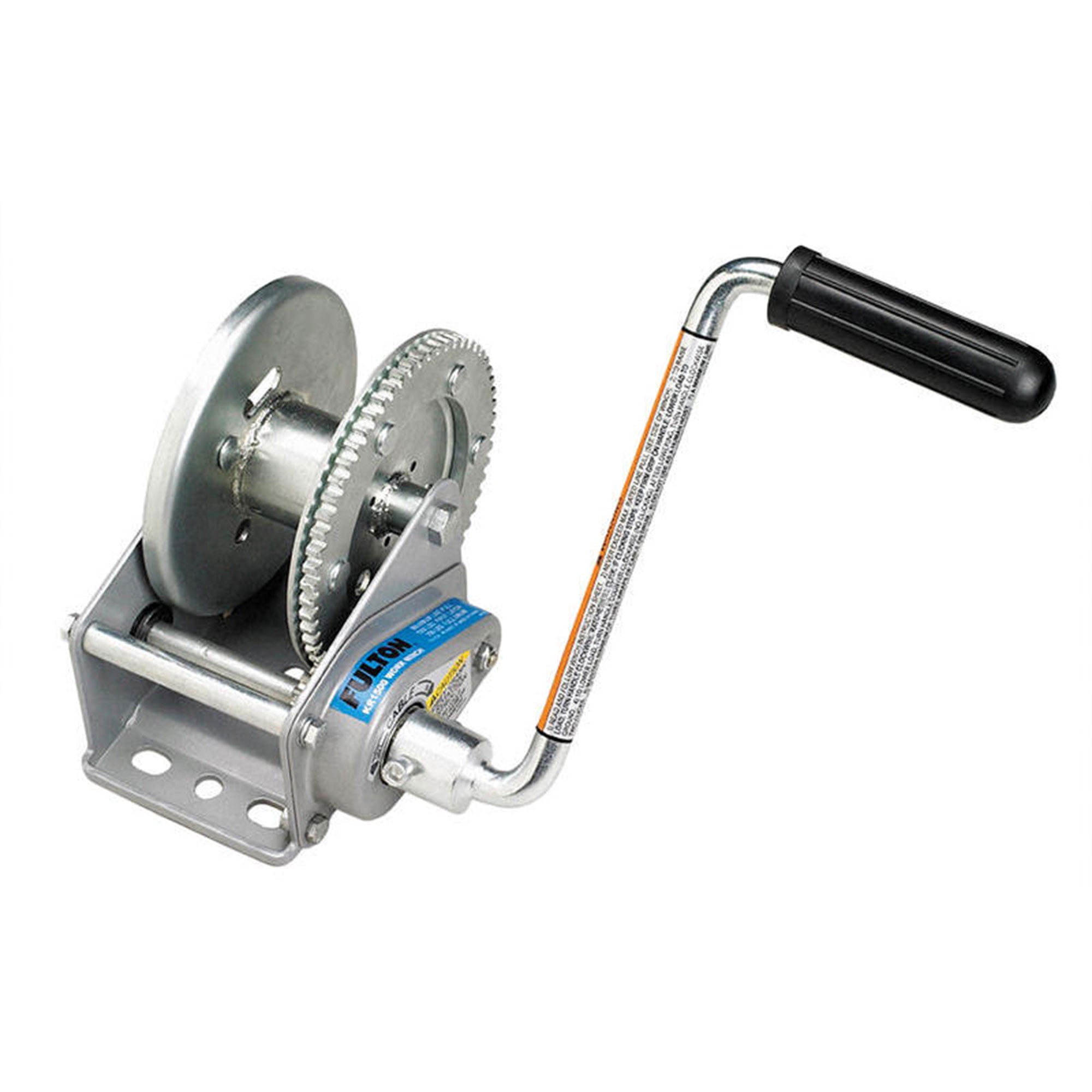 Pro Series Brake Winch, 1,500 LB Capacity, Zinc Finish, Self-Activating ...