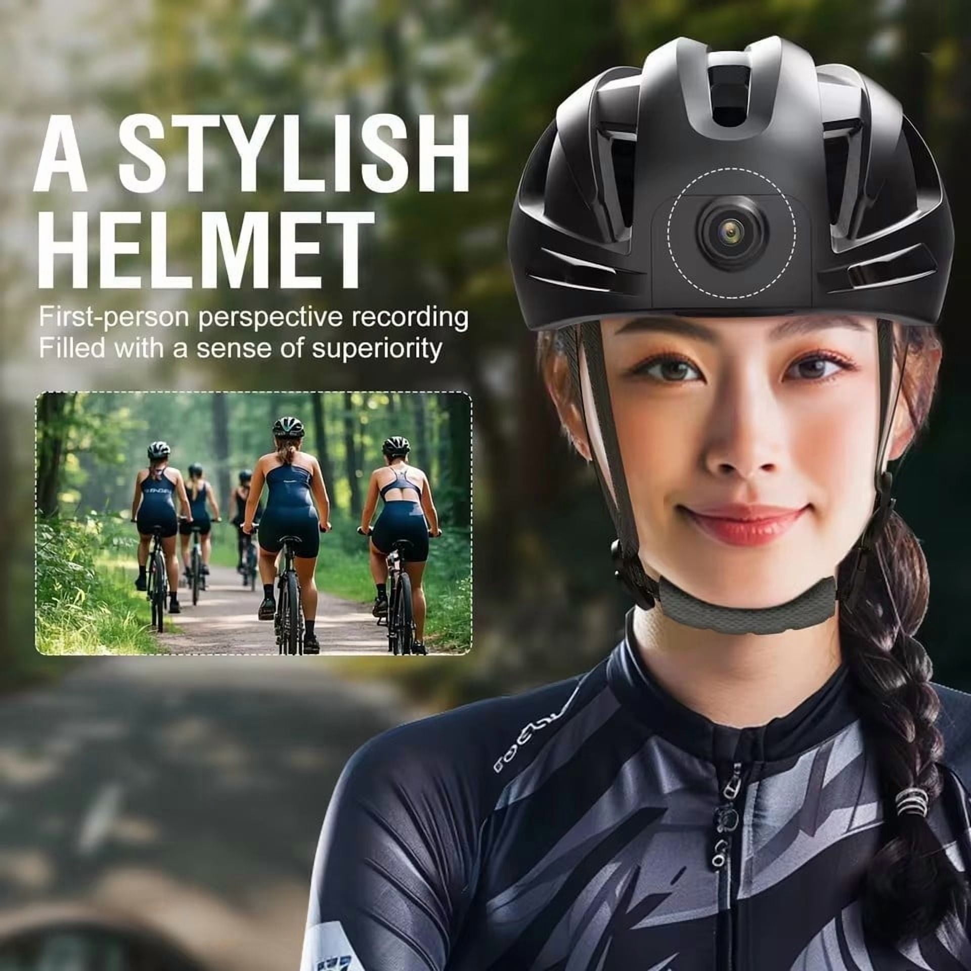 「Pro Series Smart Cycling Helmet with Turn Signals & 1080p HD Camera ...