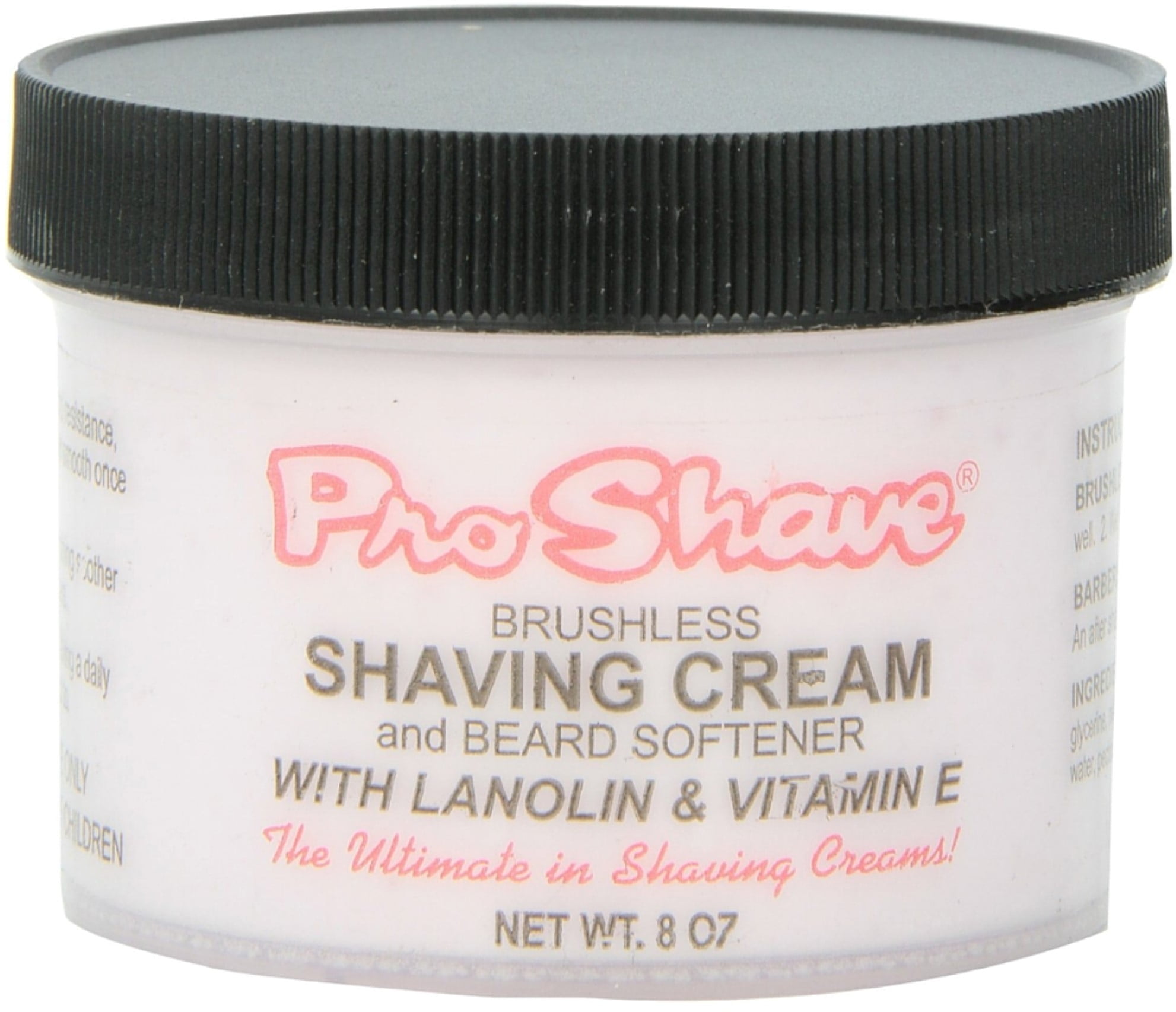 Pro Shave Brushless Shaving Cream & Beard Softener with Lanolin ...