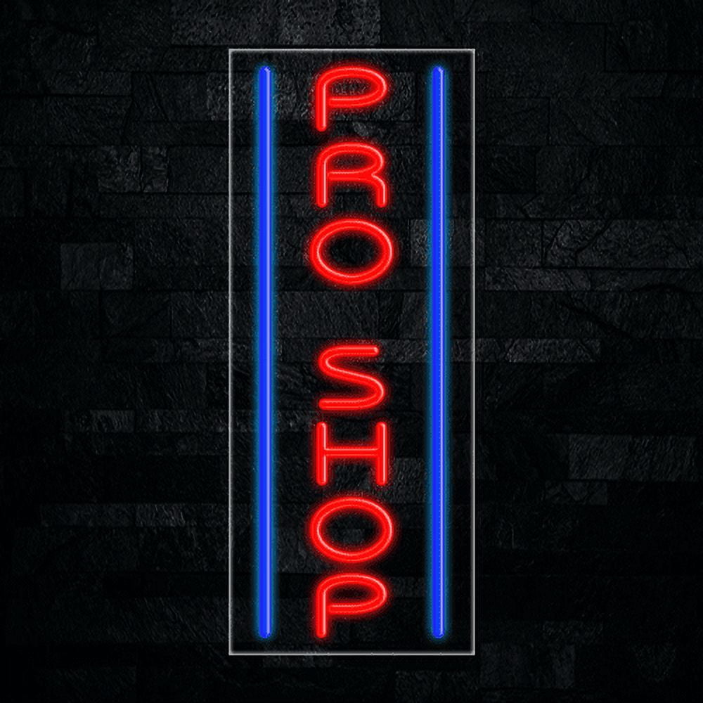 Pro Shop LED Neon Sign 12"L x 30"H #31613 - Walmart.com