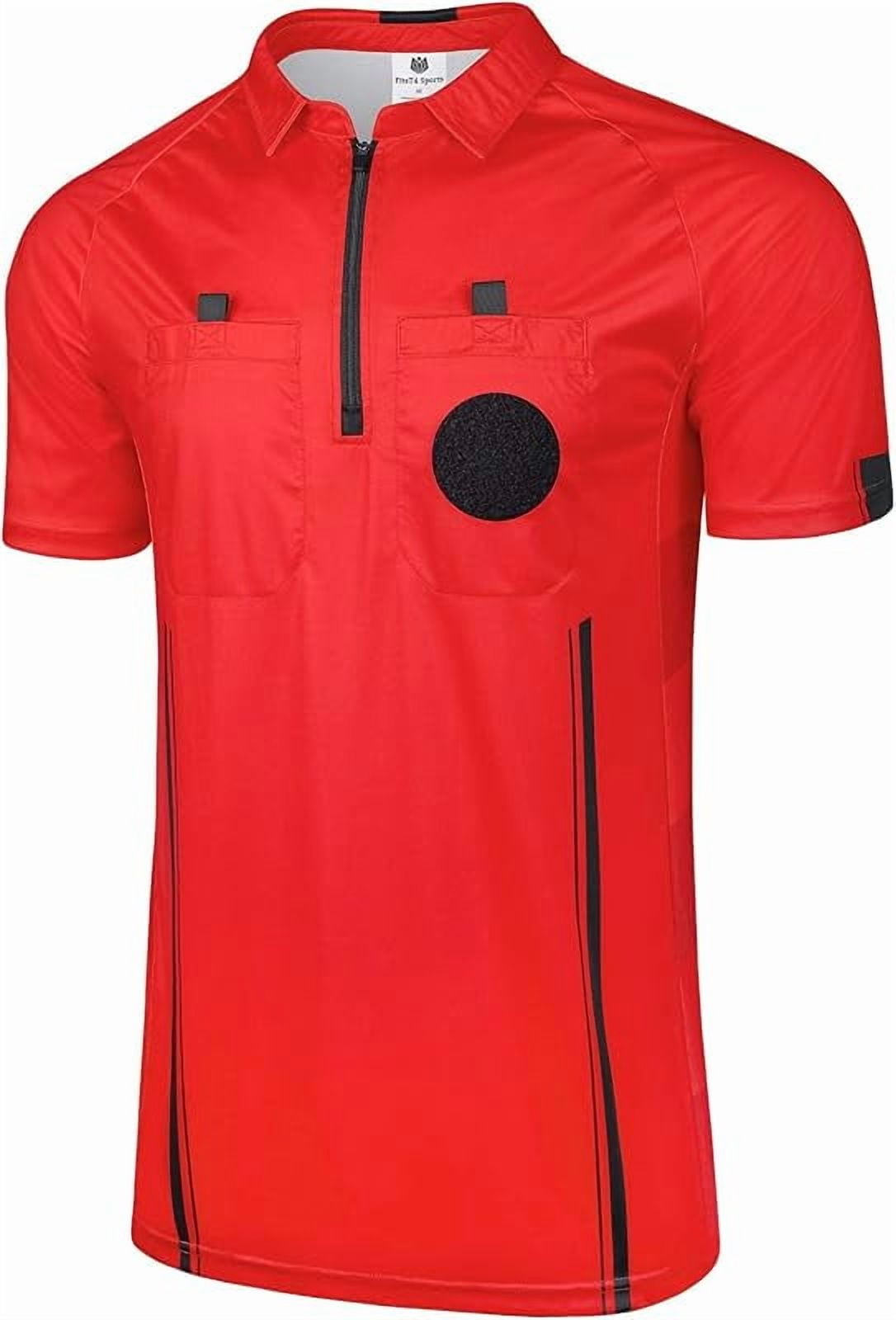 Pro Soccer Referee Jersey Short Sleeve Ref Shirts-wpp - Walmart.com