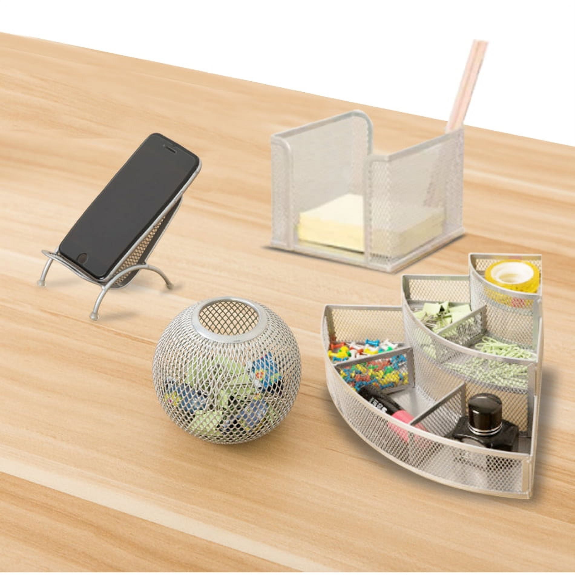 Pro Space 5 Piece Desk Organizer Set, Includes Document Holder ...