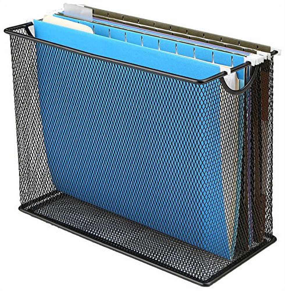 Pro Space File Holder Organizer Wire Mesh Storage Box/Basket for ...